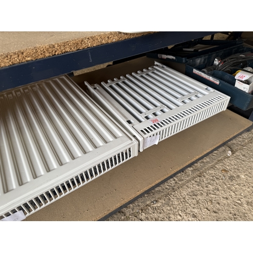 x 2 small radiators