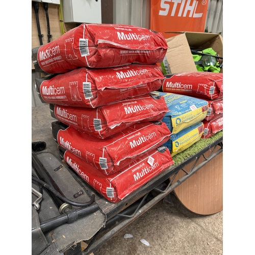 x 5 bags of cement