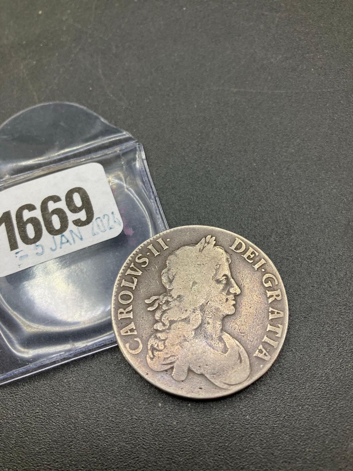 A Charles II Crown 1664