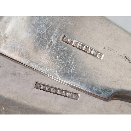 A Pair Of Irish Silver Table Spoons, Fiddle And Shell Pattern With ...