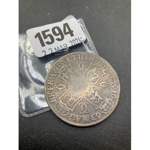 An early Charles II crown 1663