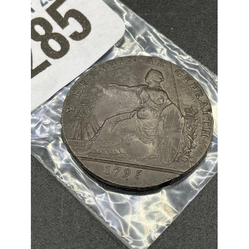Half penny token 1795