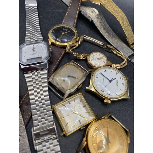 Ten assorted wrist watches