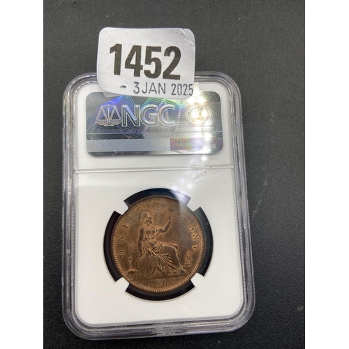 Penny NGC Ms 64 1862