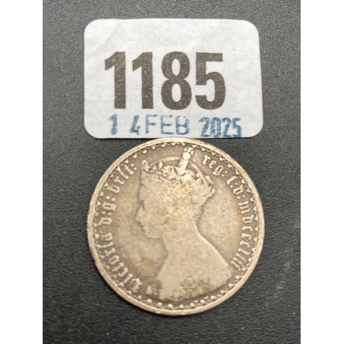 Queen Victorian Gothic florin 1853