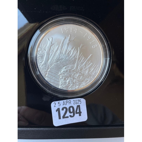 Royal Mint 2015 UK 5oz silver proof coin - 100 Anniversary of WWI ...