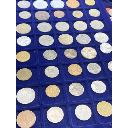 Aluminium case of coins