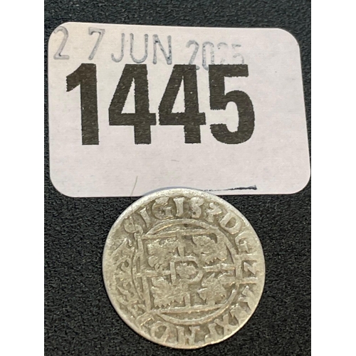 Silver hammered coin