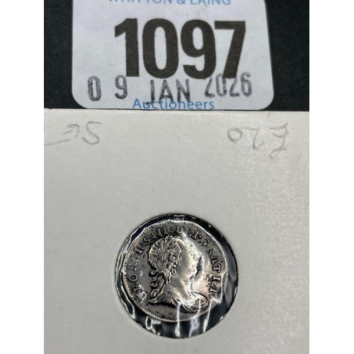Silver two pence 1786, better grade