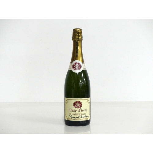 1 bt House of Lords Brut Champagne NV label with Margaret Thatchers ...