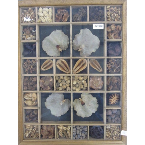 Two modern mosaic mirrors and a crucifix signed 'Joanna Casey 2014 ...