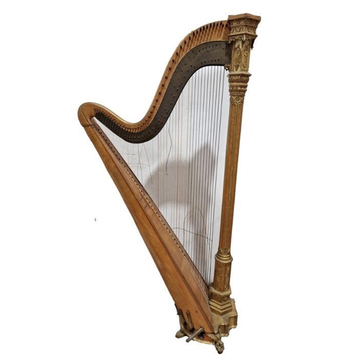 Sebastian and Pierre Erard's patent harp, no.6438, giltwood and maple ...