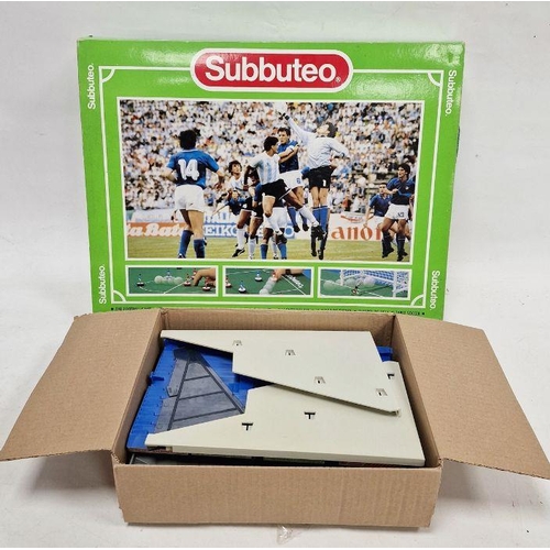 Boxed Subbuteo football game together with a Subbuteo grandstand and a ...
