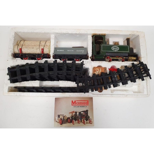 Mamod boxed live steam 32mm scale RS1 Goods Train set comprising 0-4-0 ...