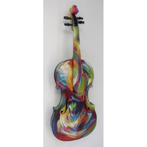 Rhys Cowe - Synaesthetic artist -' Electric Violin Concerto Ultraviolet ...