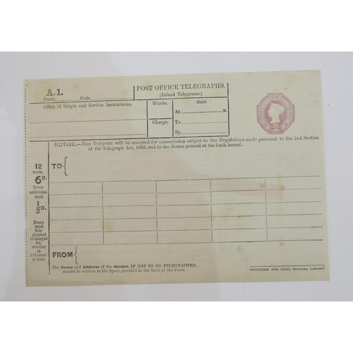 GB, Br Empire and World stamps: QV-KGVI telegraph issues and telegrams ...