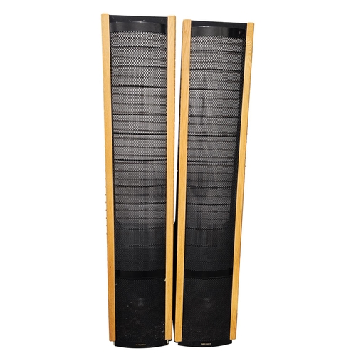 Pair of Martin Logan SL3 hybrid ESL system speakers, the borders with ...
