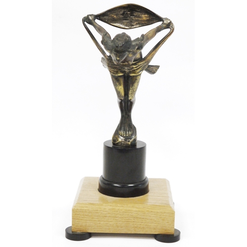 After A E Lejeune, Art Deco bronze car mascot in the form of the ...