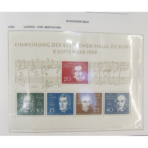 Stamps of Germany: Allied occupation, Berlin and West German definitive ...