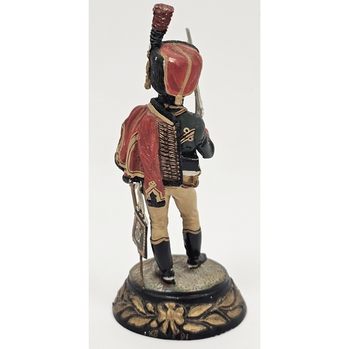 Painted metal model by Charles C. Stadden of a French Imperial Guard ...