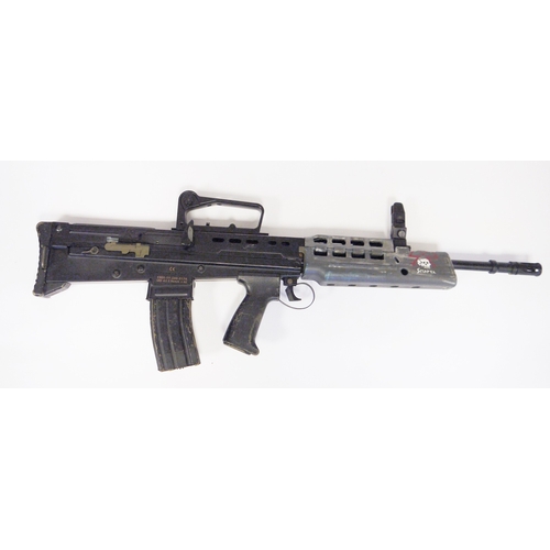 L85 A2 / SA80 style airsoft rifle, metal body with plastic hand-guard ...