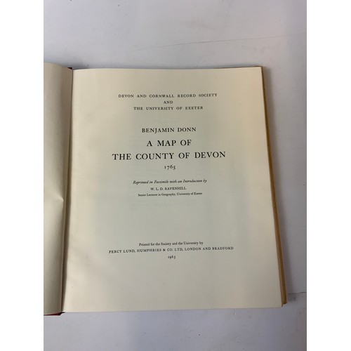 Book - A Map of the County of Devon 1765-1965 Benjamin Donn