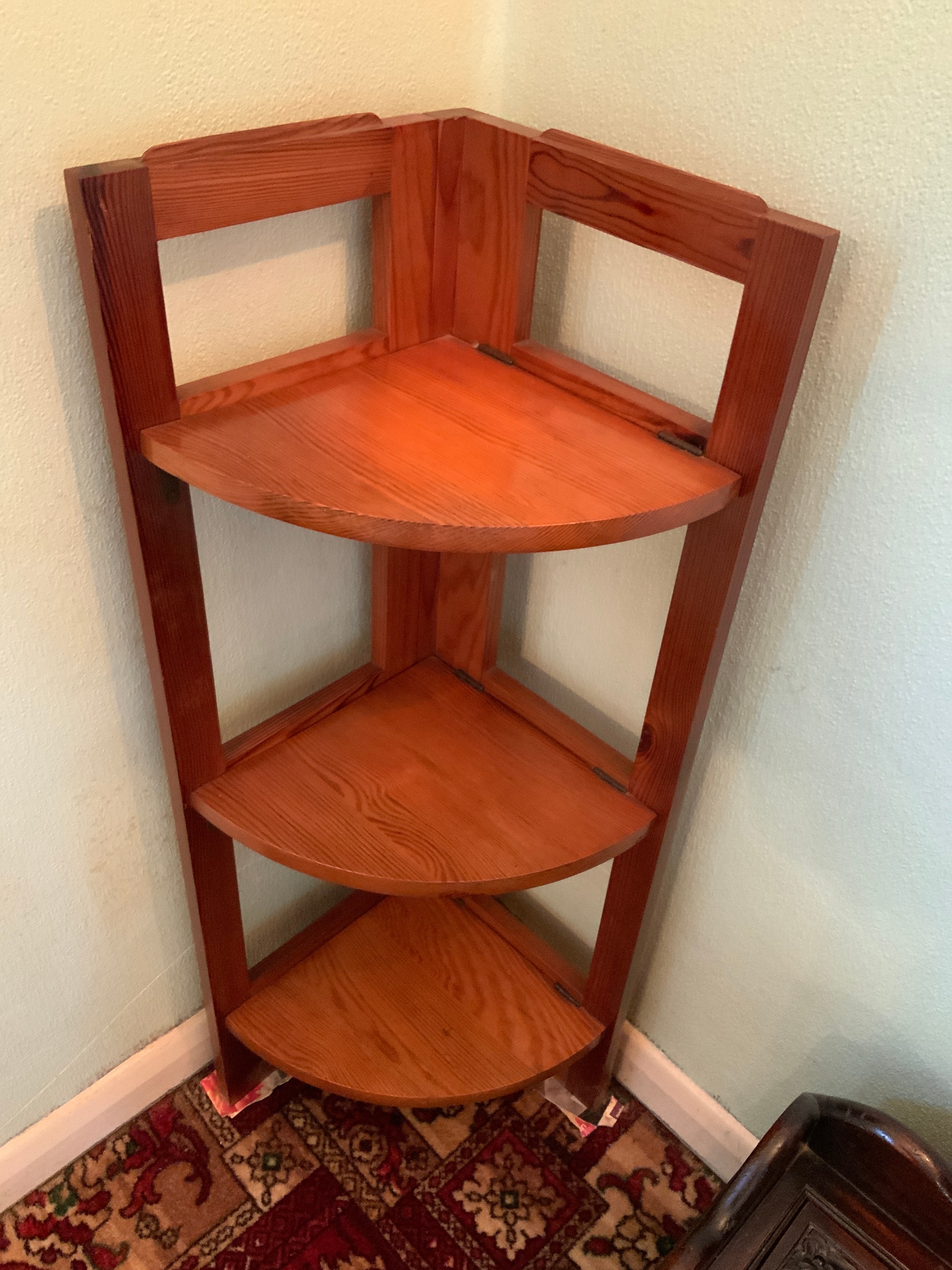 Folding Corner Shelves