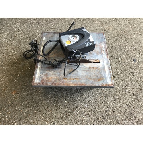 12v Compressor and Tile Cutter