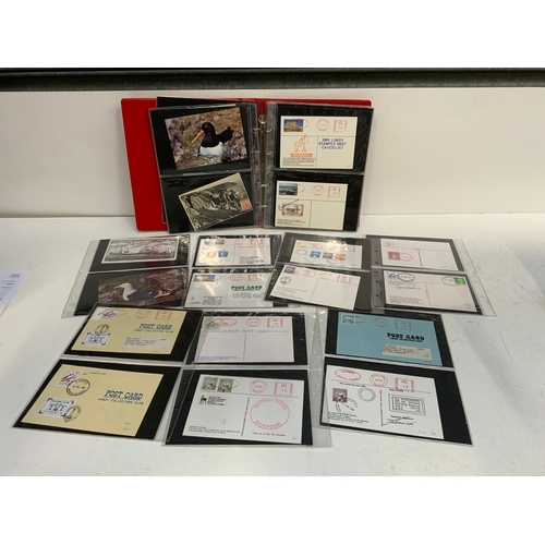 Album of 63 Lundy Island Postcards Stamps and First Day Covers ...