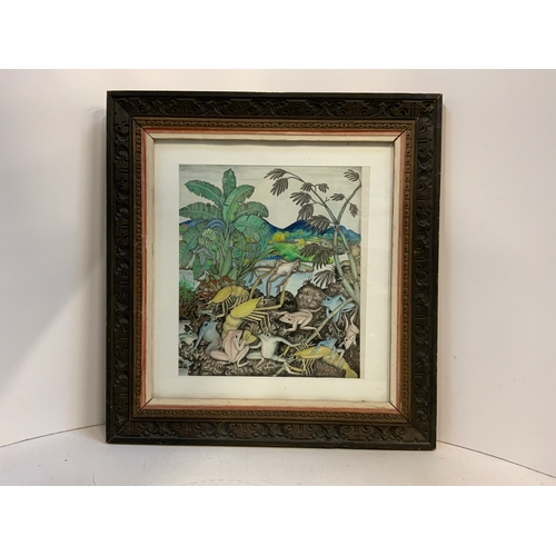 Framed Print - Frogs