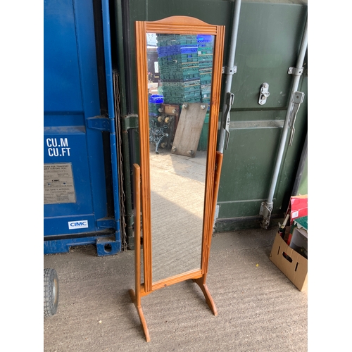 Pine Cheval Mirror
