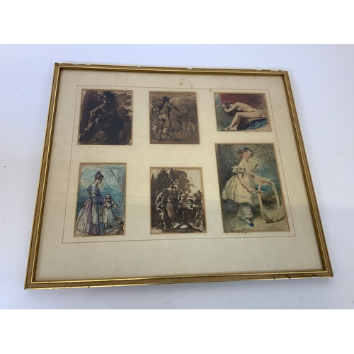 Framed Watercolours - William Edward Frost