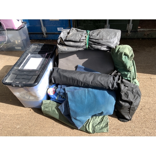 Outwell 8 Man Tent to Include Extension, Groundsheets, Pegs, Airbeds ...