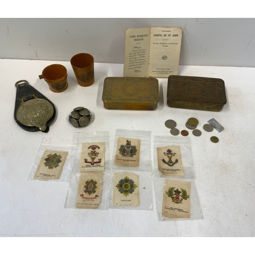 Christmas WWI Tins and Other Collectables