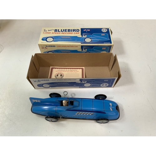 Tin Collector’s Bluebird Car