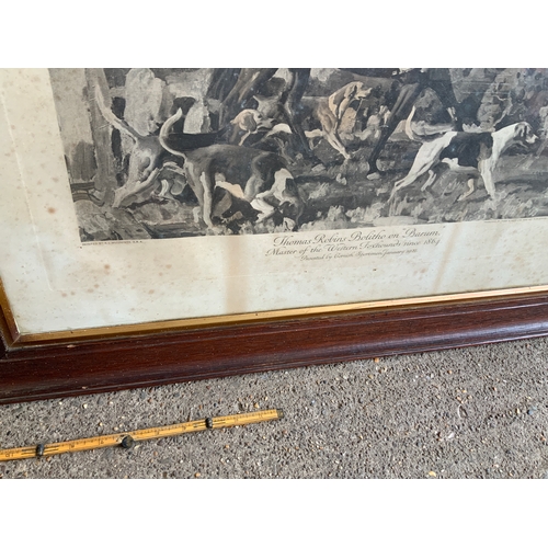 Framed Hunting Print