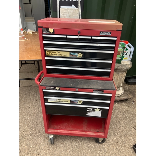 Halfords Tool Chest and Cabinet