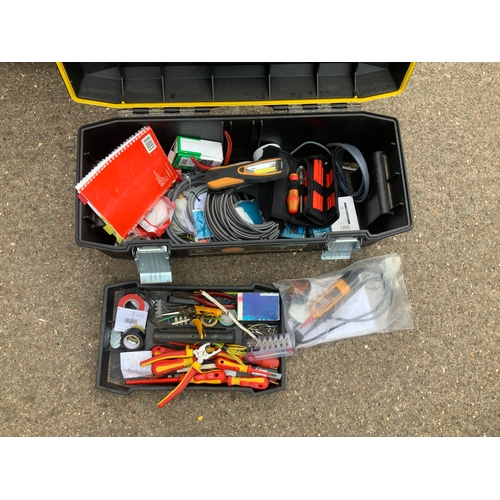 Toolbox and Contents - Electricians Tools