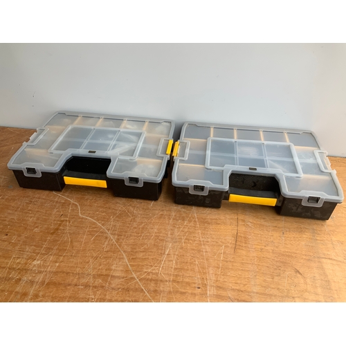 Stanley Plastic Storage Boxes and Contents