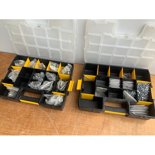 Stanley Plastic Storage Boxes and Contents