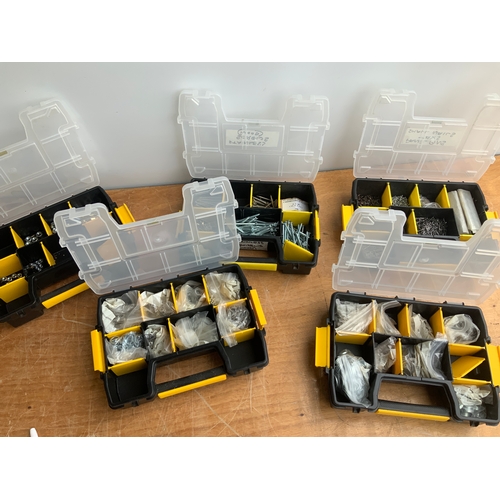 Stanley Plastic Storage Boxes and Contents
