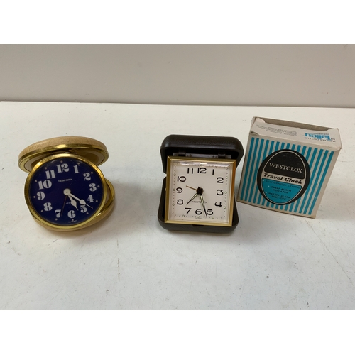 2x Travel Clocks