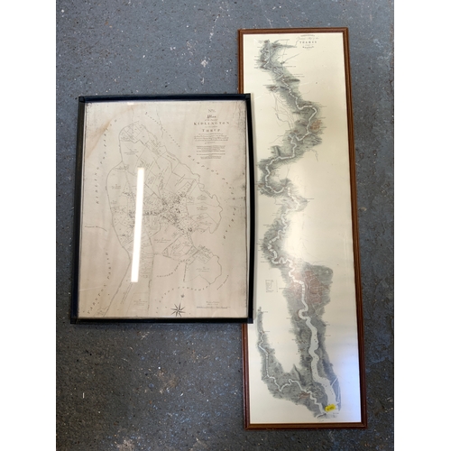 Linear Map of The Thames and Old Map