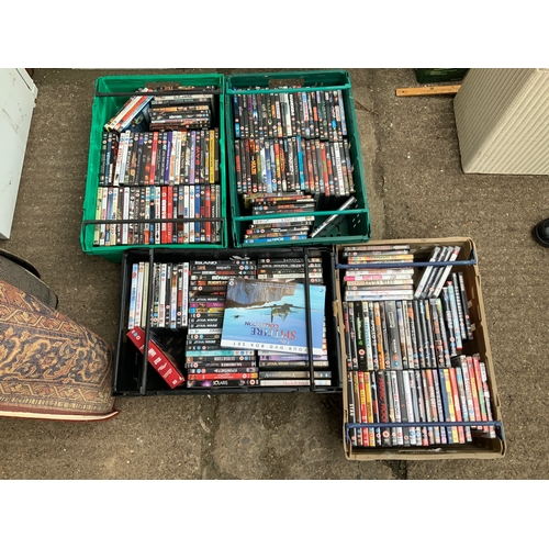 4x Crates of DVDs