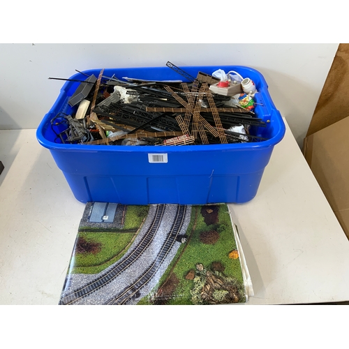 Large Box of Train Paraphernalia