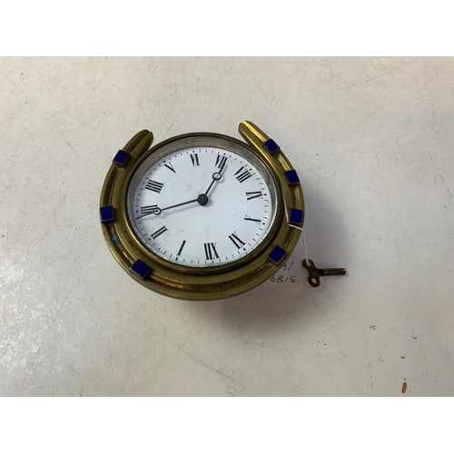 Antique Horseshoe Clock