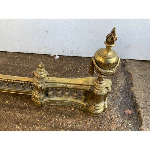 Adjustable Brass Fire Fender