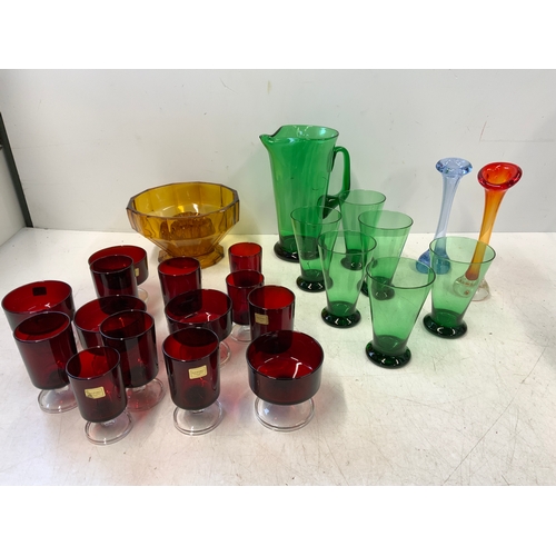 Lemonade Set and Other Glassware