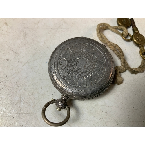 Silver Fob Watch
