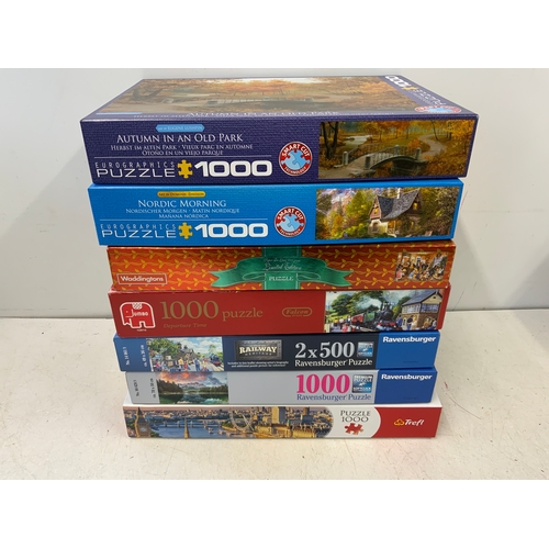 7x Jigsaw Puzzles